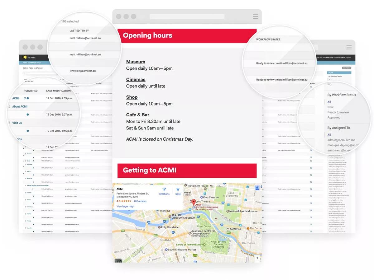 ACMI Website Redevelopment - The Interaction Consortium